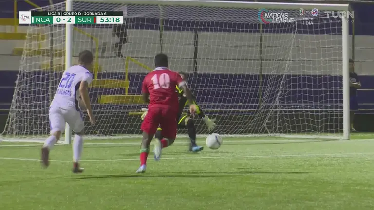 ¡Genio! Dimitrie Apai regala jugadón para Surinam 2-0 Nicaragua | TUDN ...
