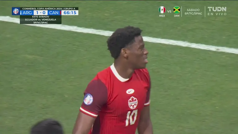 ¡Estaba solo! David falla una clara para Canadá | TUDN Copa América | TUDN