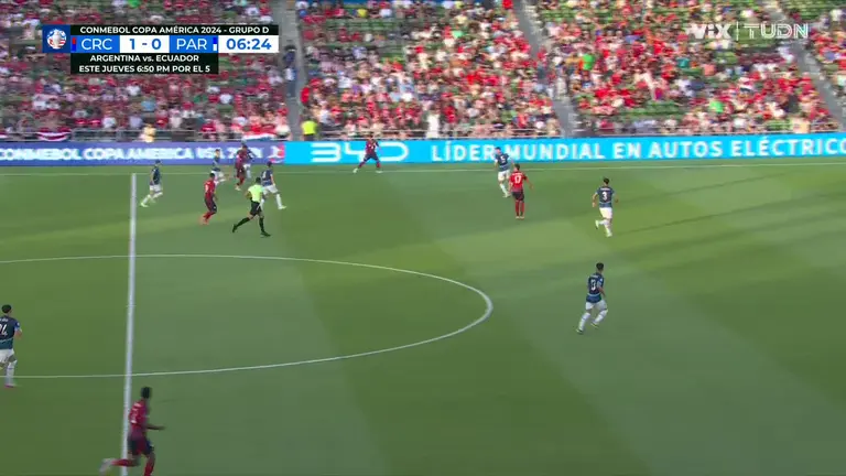¡GOL! anota para Costa Rica. Josimar Alcócer | TUDN Copa América | TUDN