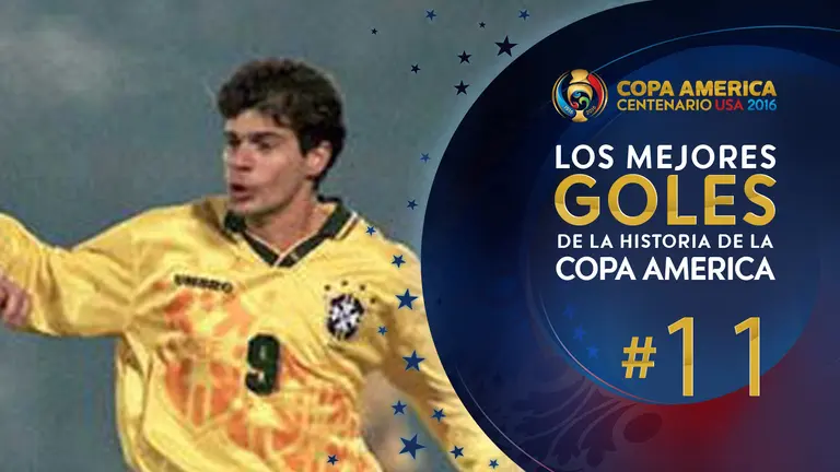 Los mejores goles de Copa América. #11 Túlio a Colombia. Uruguay 1995 ...