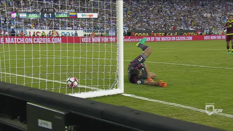 Rondón ilusionó a Venezuela y Argentina respondió en un minuto | TUDN ...