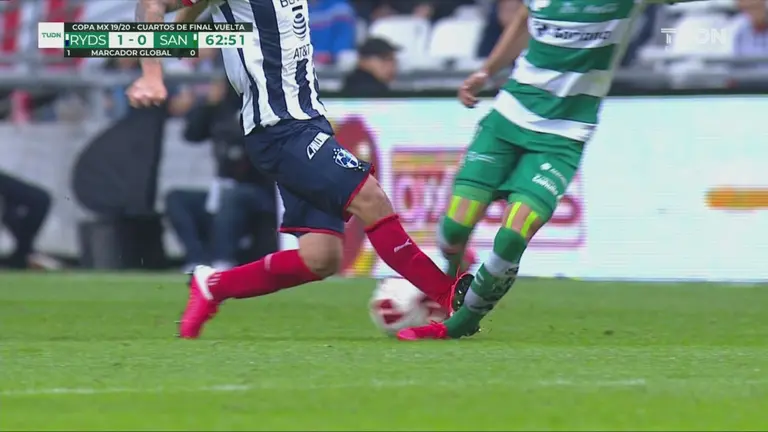 Monterrey vs Santos: Expulsión de Matías Kranevitter al minuto 62 por ...