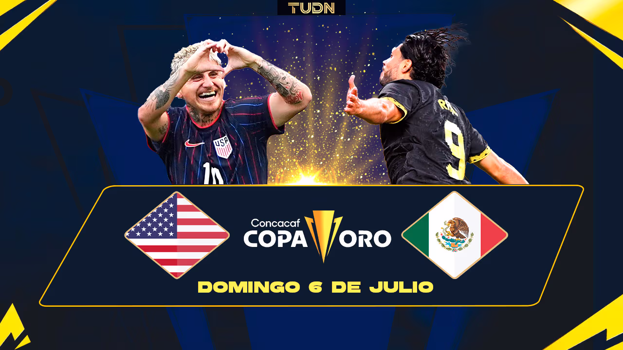 ¡Gloria en juego! Así puedes ver México vs. Estados Unidos, Final Copa ...