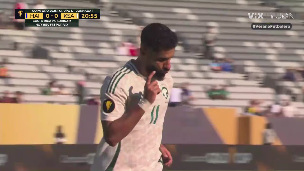 ¡Gool de Arabia Saudita! Al-Shehri, de penal con el 1-0 | TUDN Copa Oro ...