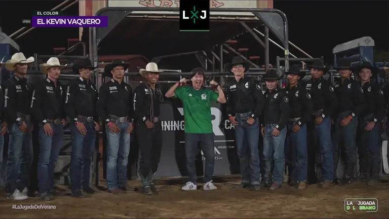 Kevin se creyó vaquero y visito un verdadero rodeo texano | TUDN Copa ...