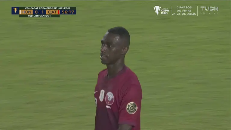 ¡Perdona Qatar! Al Moez Ali remata fuera cuando estaba solo | TUDN Copa ...