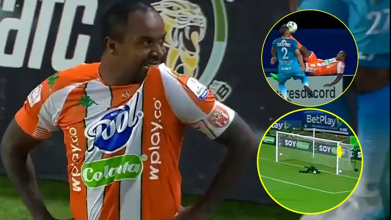 Dorlan Pabón, que brilló en la Liga MX, hace golazo de chilena que ...