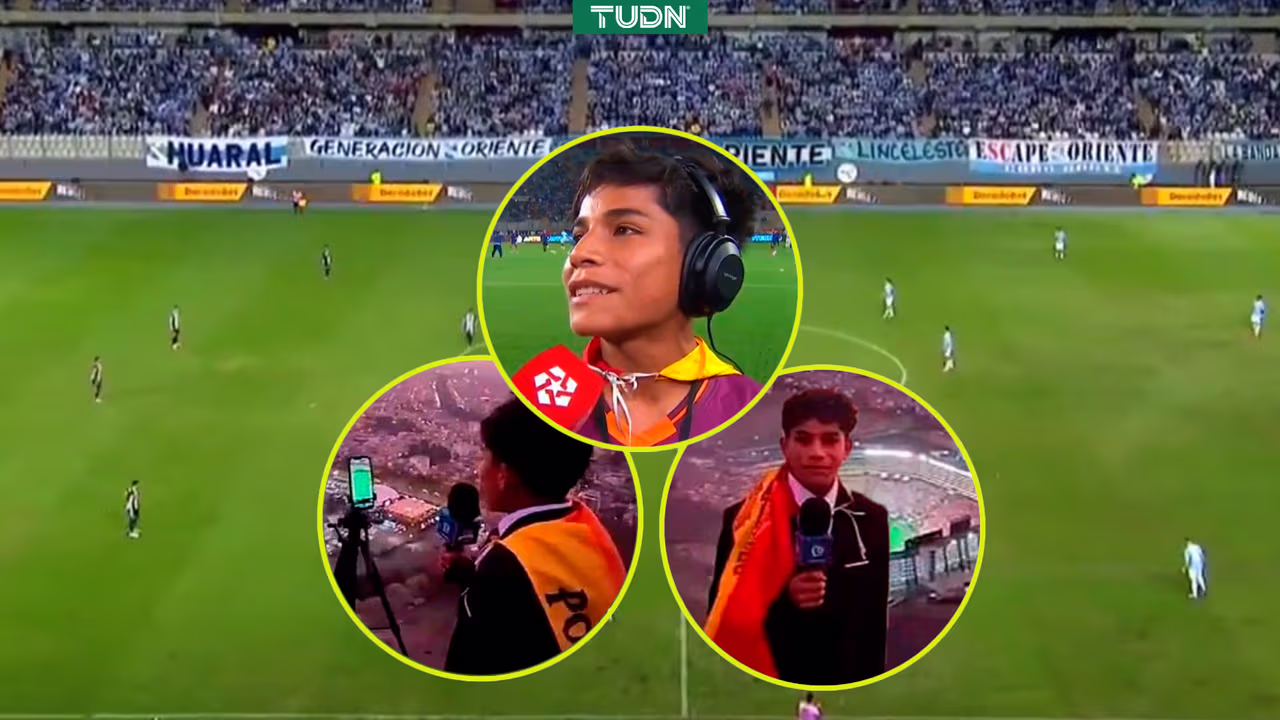 ¡Emotivo! joven reportero cumple su sueño tras su épica narración ...