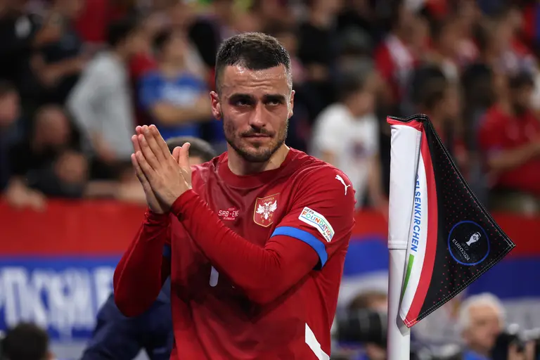 Filip Kostic se queda fuera de la Eurocopa 2024 en Serbia por lesión de ...
