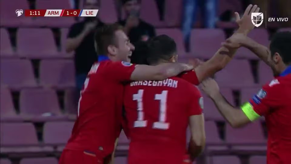 ¡GOOOL! Gevorg Ghazaryan anota para Armenia | TUDN UEFA Euro 2024 | TUDN