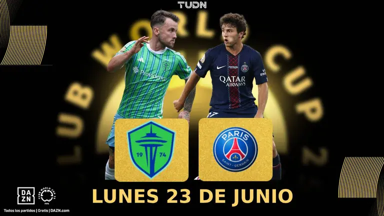 Horario y dónde ver el partido Seattle Sounders vs. PSG del Mundial de ...