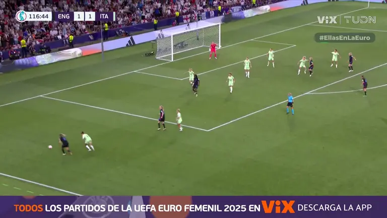 ¡GOL DE INGLATERRRA! En tiempos extra se marca penal y Kelly no falla ...