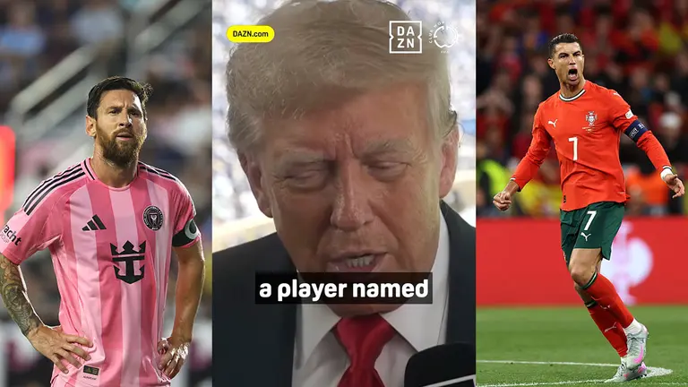 ¡Inesperado! Donald Trump revela quién es su GOAT del fútbol | TUDN ...