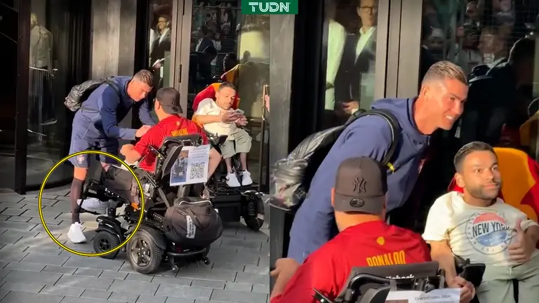 Fan atropella a Cristiano Ronaldo y casi lo lesiona | TUDN Fútbol | TUDN