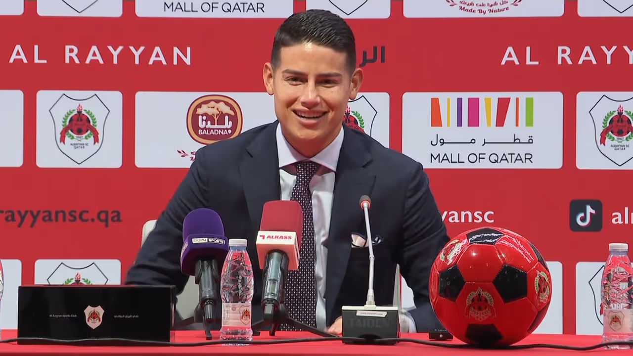 James manda mensaje a Colombia en su presentación en Catar | TUDN ...