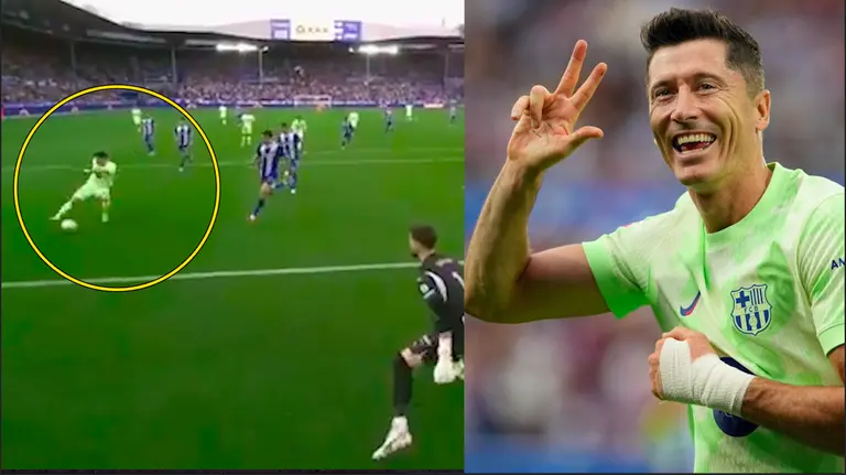 Un hat-trick de Lewandowski ante el Alavés deja al Barça como líder ...