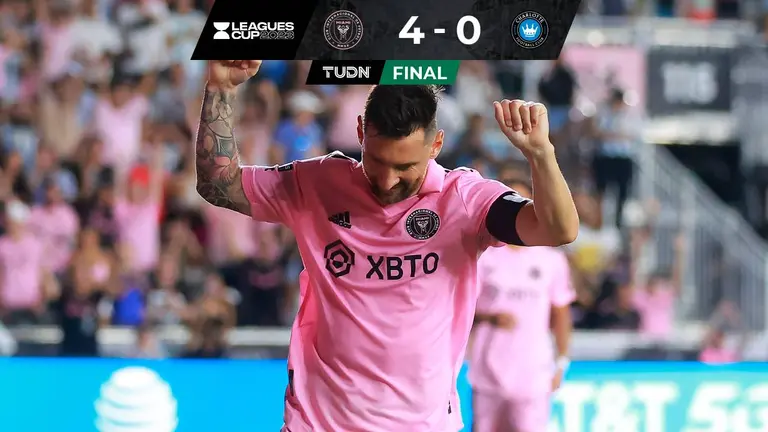 Leagues Cup: Inter Miami y Messi avanzan a Semifinales tras eliminar a Charlotte FC | TUDN ...