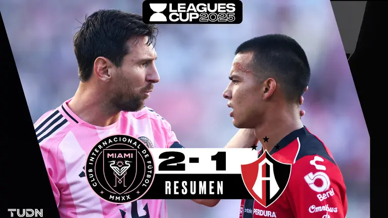 Lionel Messi brilla para darle triunfo agónico al Inter Miami vs. Atlas ...