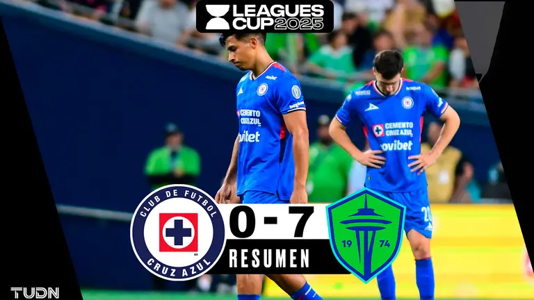 Resumen l Cruz Azul recibe paliza histórica por parte de Seattle ...