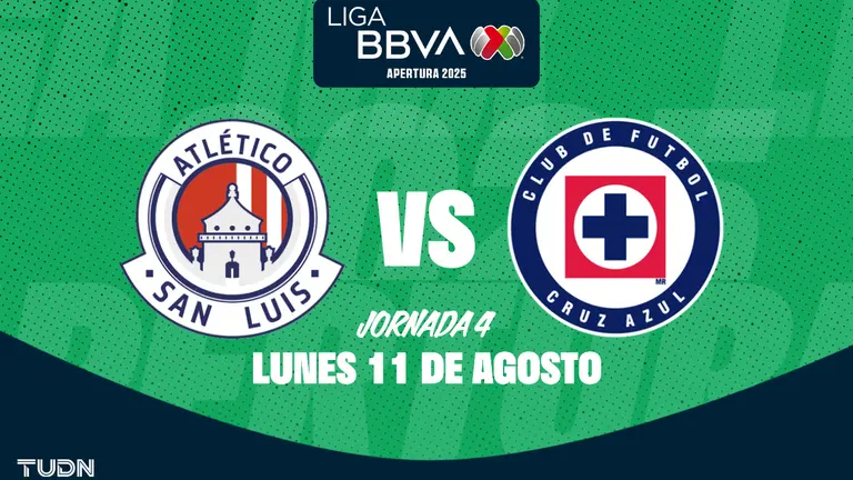 San Luis vs. Cruz Azul: Horario y dónde ver el partido en vivo | TUDN ...