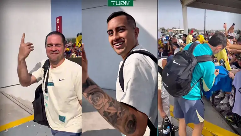 América desata la locura entre su afición a su llegada a Pachuca para ...