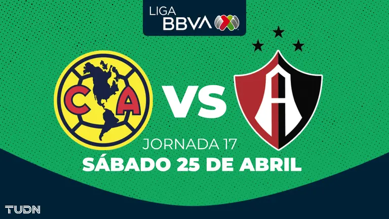 América vs. Atlas: horario y dónde ver el partido de la Jornada 17 de ...