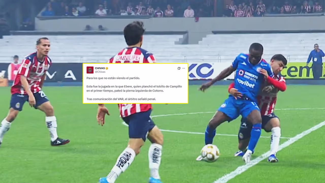 Así fue la queja de Chivas contra el árbitro por el penal marcado a ...