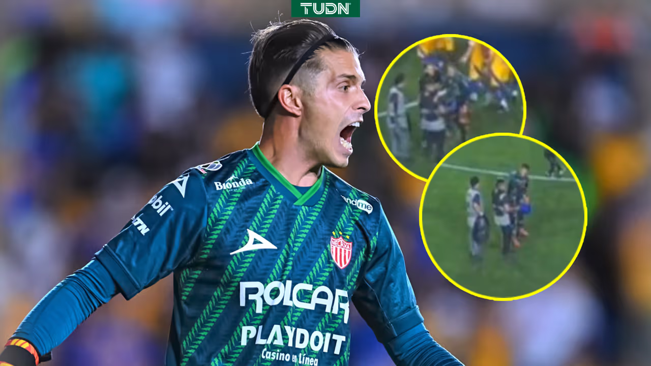 ¡Así no! Unsain encara y agrede a camarógrafo tras el Tigres vs. Necaxa ...