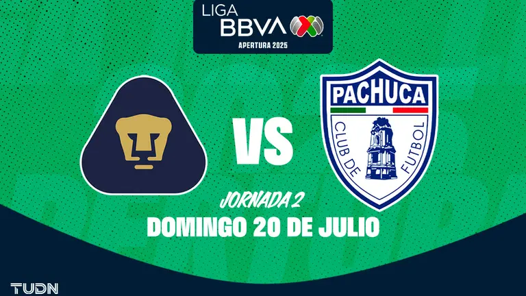 Pumas vs Pachuca en Jornada 2 del Apertura 2025: dónde ver, horario y ...
