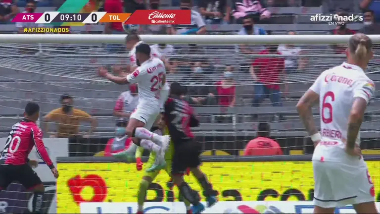 ¡Avisa Toluca! Braian Samudio remata y pasa cerca ante Atlas | TUDN ...