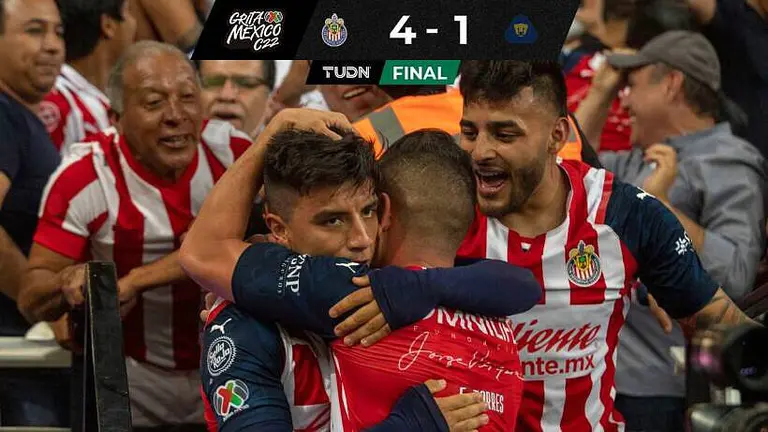Chivas festeja aniversario 116 y pase a cuartos con 4-1 sobre Pumas | TUDN Liga MX | TUDN