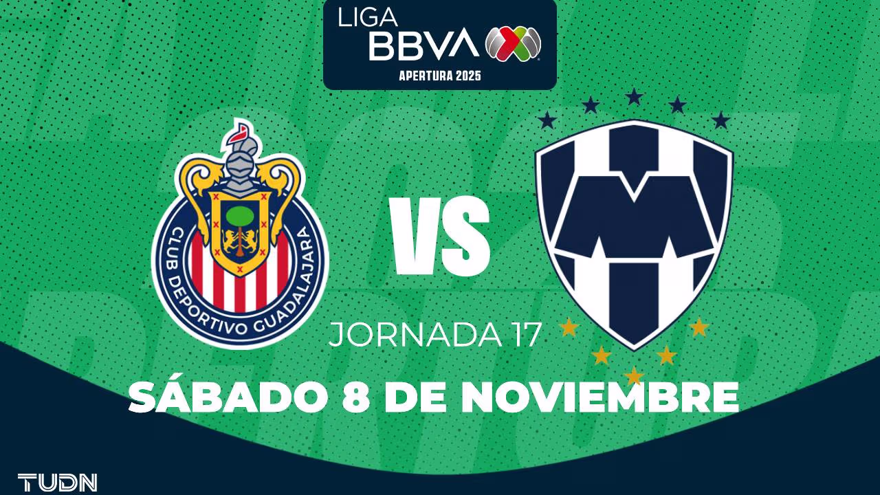 Chivas vs. Monterrey EN VIVO por el Apertura 2025 de Liga MX: minuto a ...