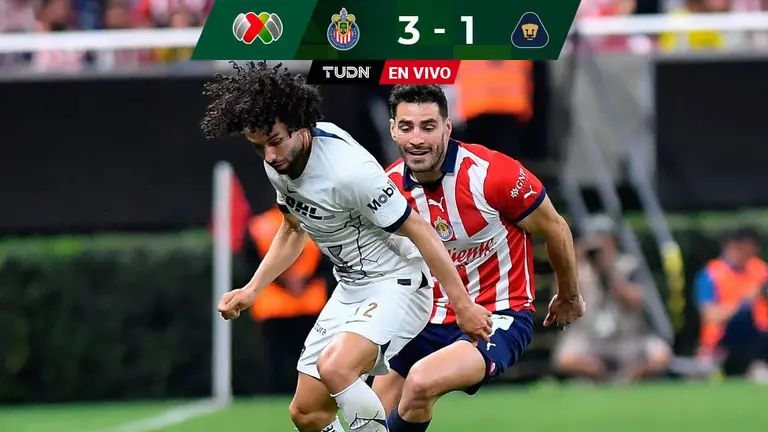 Chivas vs. Pumas EN VIVO por el Clausura 2024 de Liga MX: minuto a ...