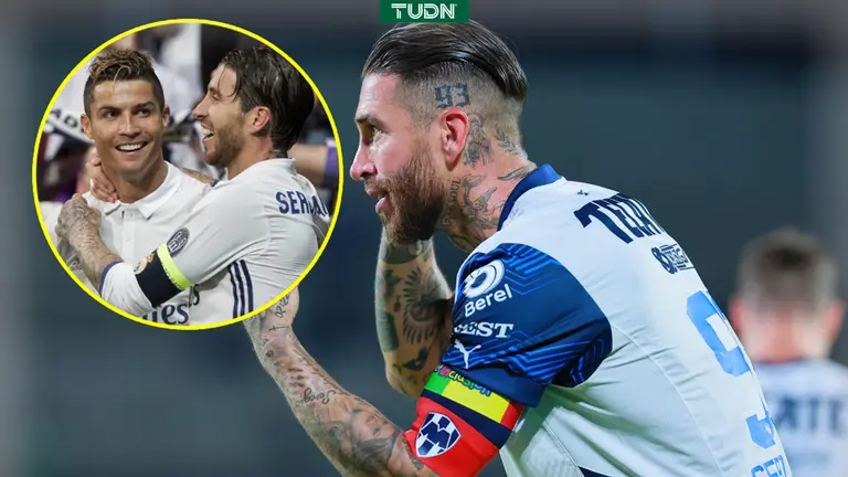 Cristiano Ronaldo reacciona al gol de Sergio Ramos en el Cruz Azul vs ...