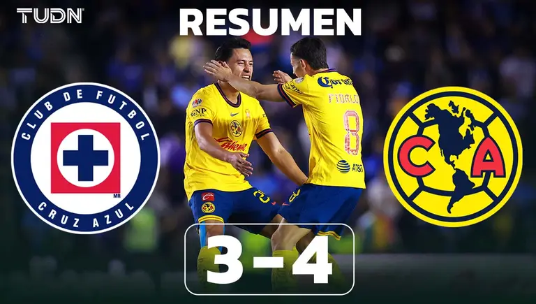 Cruz Azul vs. América: : Goles, video y resultado del partido de Liga MX | TUDN Liga MX | TUDN