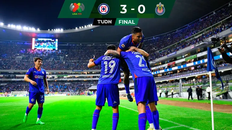 Cruz Azul vs. Chivas: La Máquina retoma su condición de líder en el ...