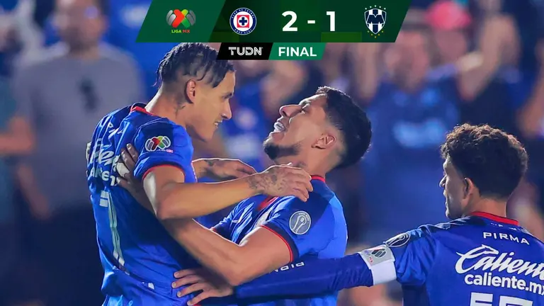 Cruz Azul vs. Monterrey: dos goles de Uriel Antuna rezaga a Rayados del liderato | TUDN Liga MX ...