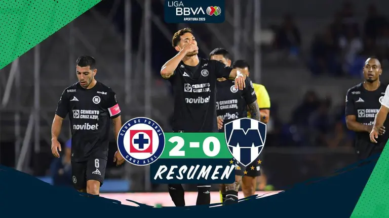 Cruz Azul vs Monterrey, resumen, goles y resultado del partido de Liga ...