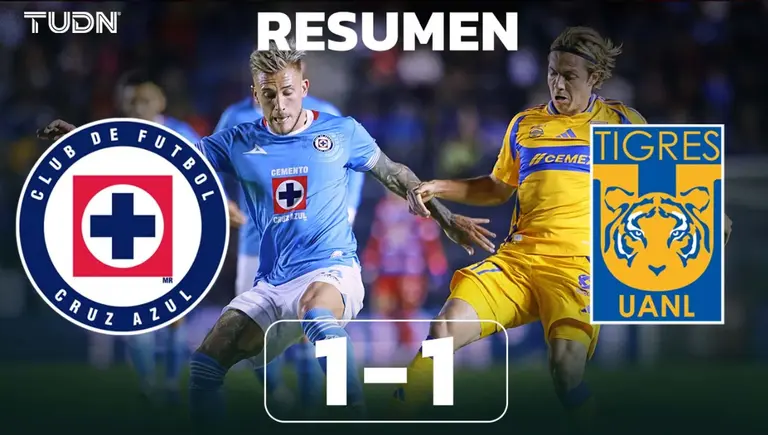 Cruz Azul vs. Tigres: Goles, resumen, resultado del partido de Jornada 17 Liga MX | TUDN Liga MX ...