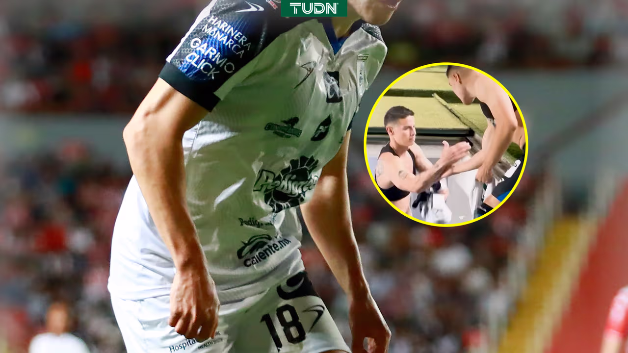 Este es el jugador que se quedó con el jersey de James | TUDN Liga MX ...
