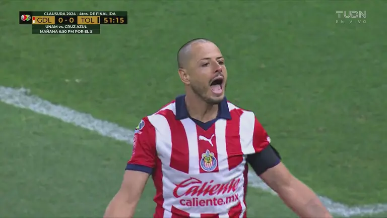 ¡Fuera de juego salva al Chicharito de una falla monumental! | TUDN ...