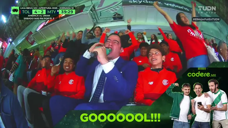 ¡GOL! anota para Toluca. Paulinho | TUDN Liga MX | TUDN