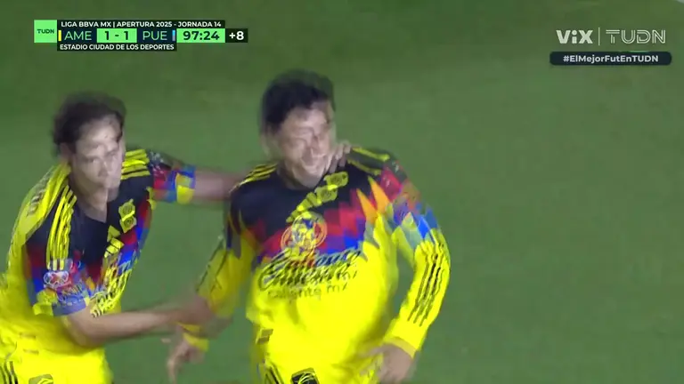 ¡Gol del América! ¡Ramón Juárez le dio la vuelta con un gran centro de ...