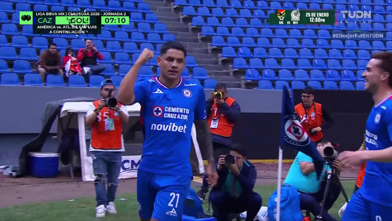 ¡Gol del Cruz Azul! ¡El 'Toro' Fernández se estrena en el torneo con la ...