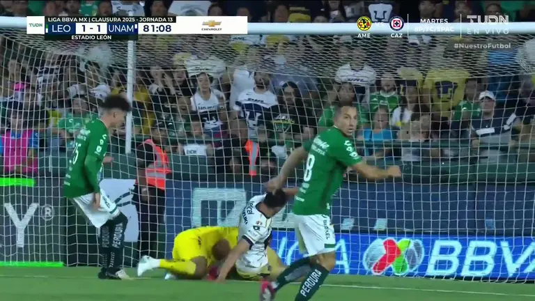 ¡GOOOL! José Caicedo anota para Pumas UNAM. | TUDN Liga MX | TUDN