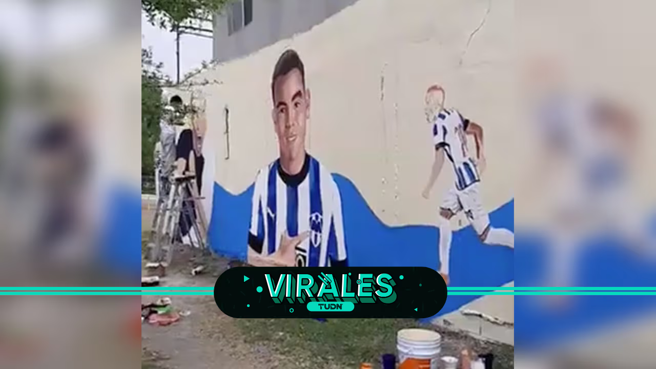 ¡Impresionante! Hacen mural a Carlos Rodríguez | TUDN Liga MX | TUDN