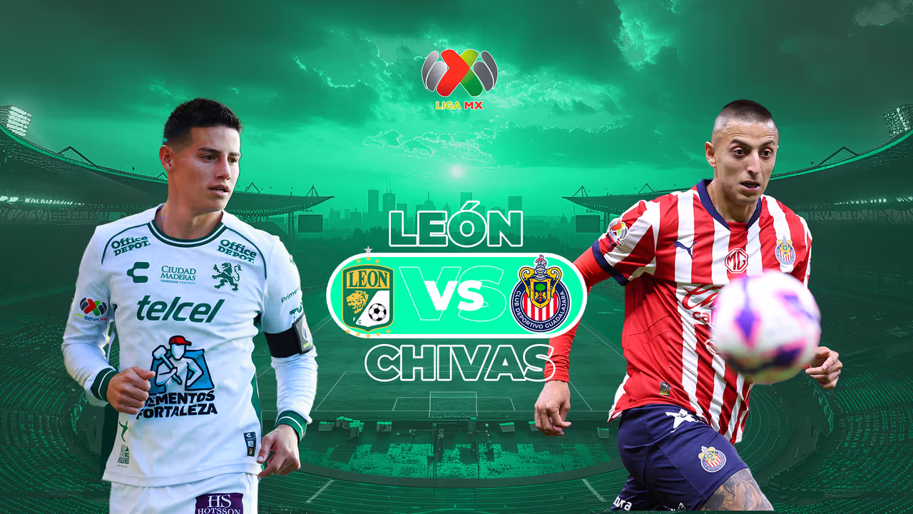 ¡James ante su primer 'grande'! Así puedes ver León vs. Chivas | TUDN ...