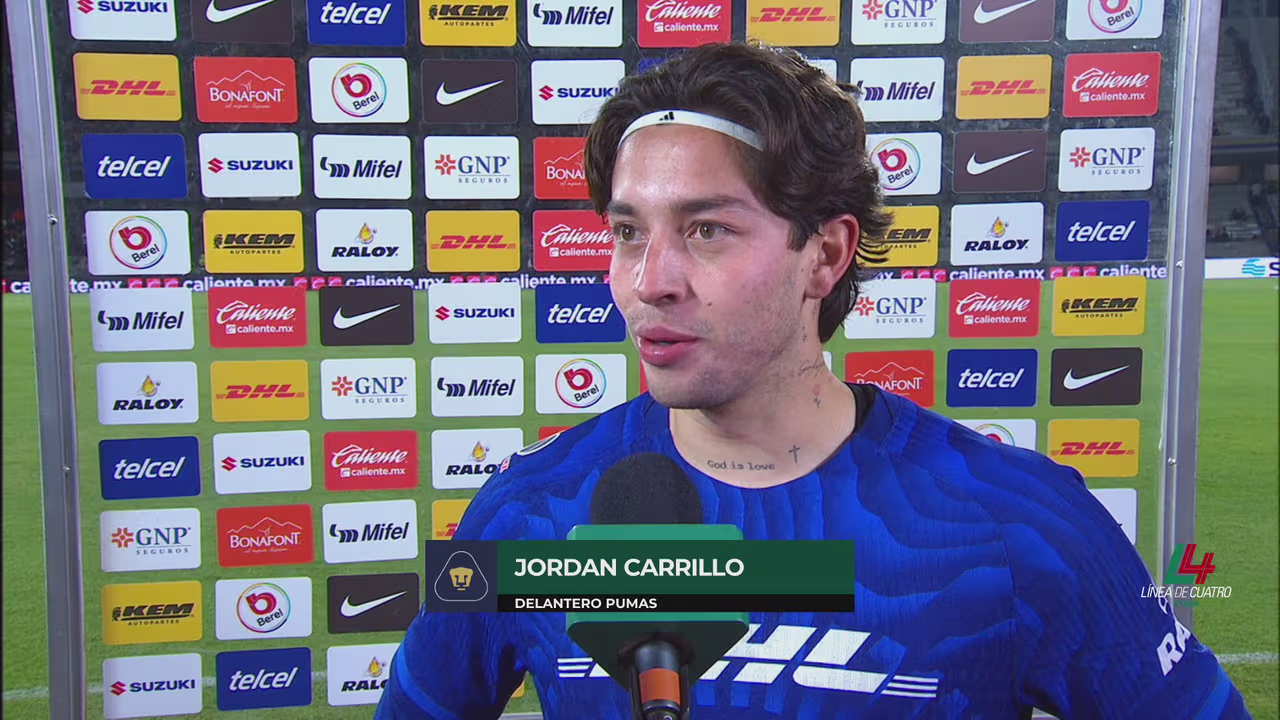 Jordan Carrillo marcó el rumbo del triunfo de Pumas sobre Santos | TUDN ...