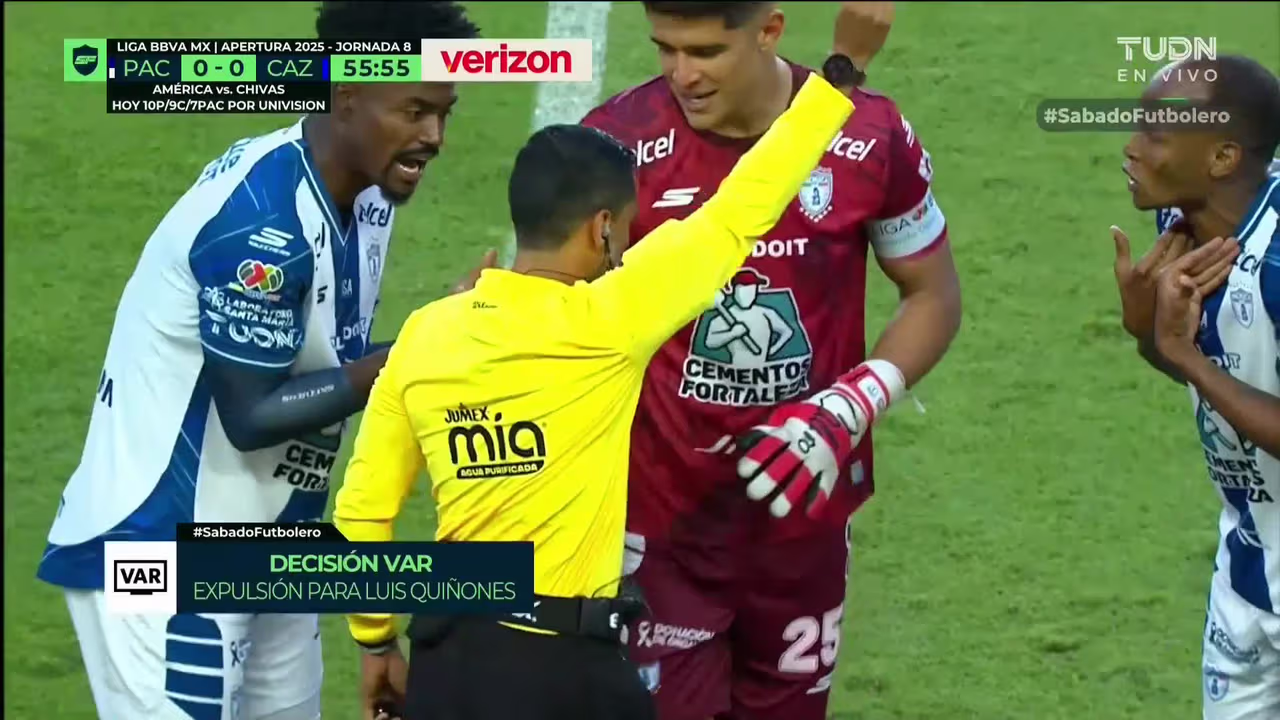 ¡La jugada por la que Luis Quiñones se va expulsado! | TUDN Liga MX | TUDN