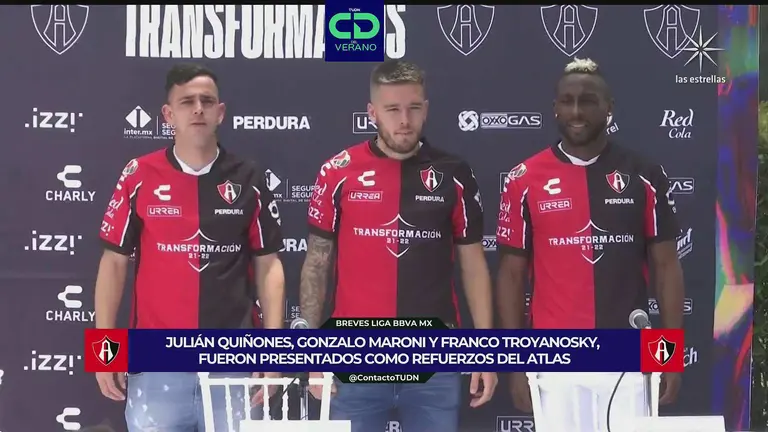 ¡Los nuevos Zorros! Atlas presentó a sus tres flamantes refuerzos ...